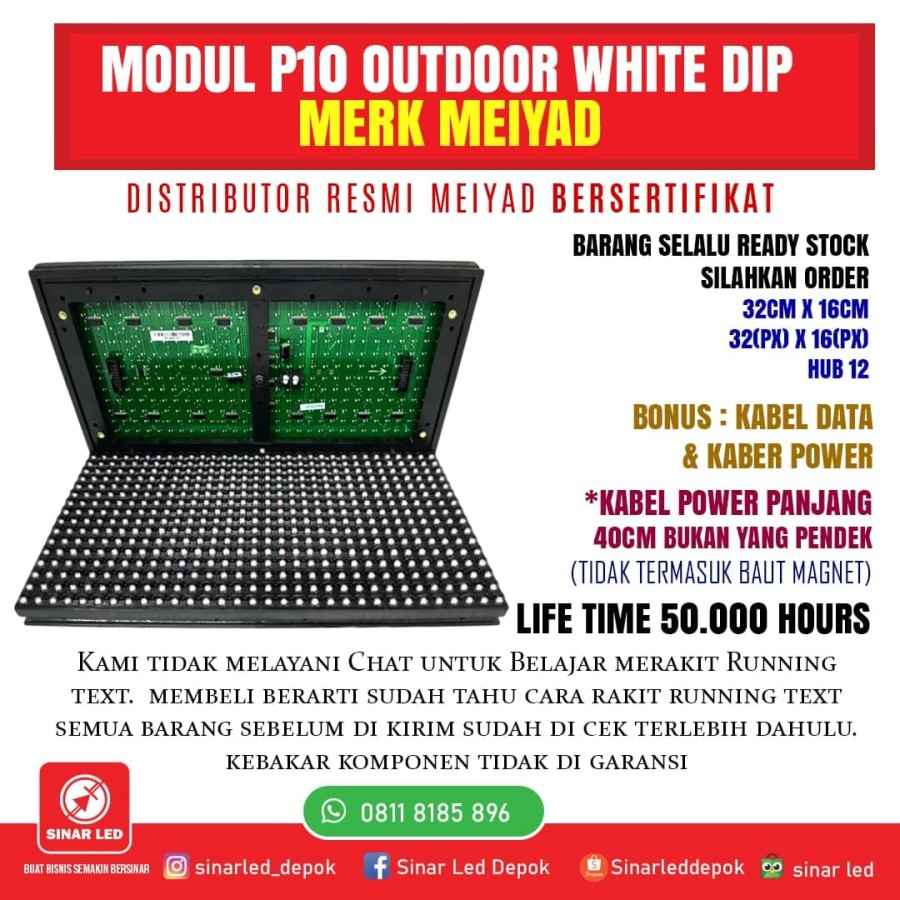 Spesialis Running Text LED Indoor/Outdoor dan Jam Sholat Mesjid - Panel ...