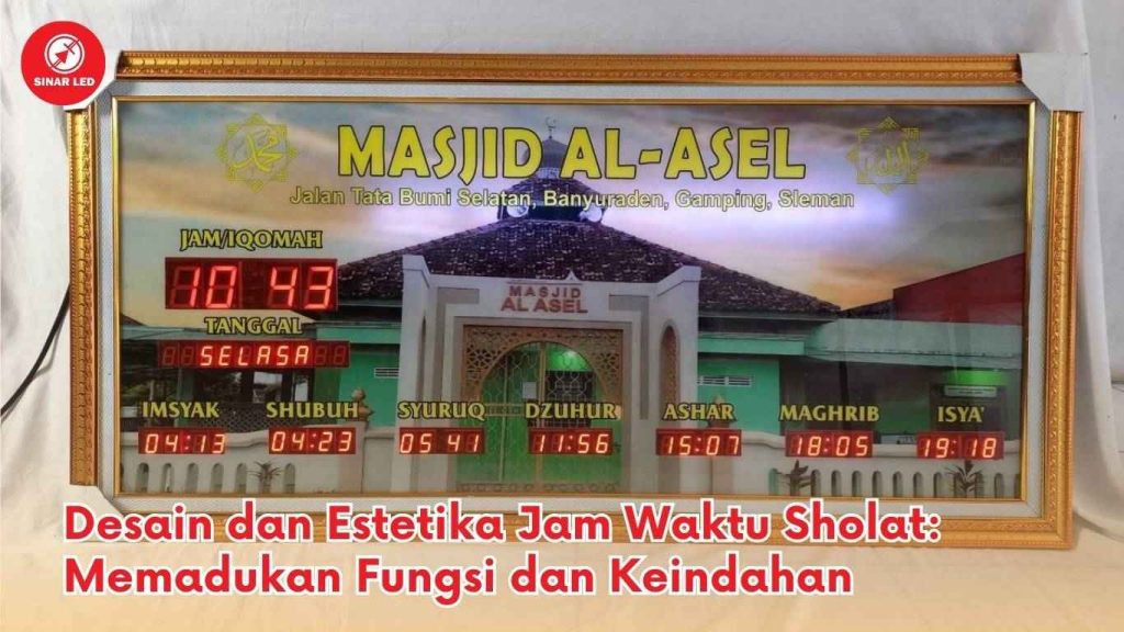 Jam Waktu Sholat LED : Definisi, manfaat, Aplikasi, dan trend